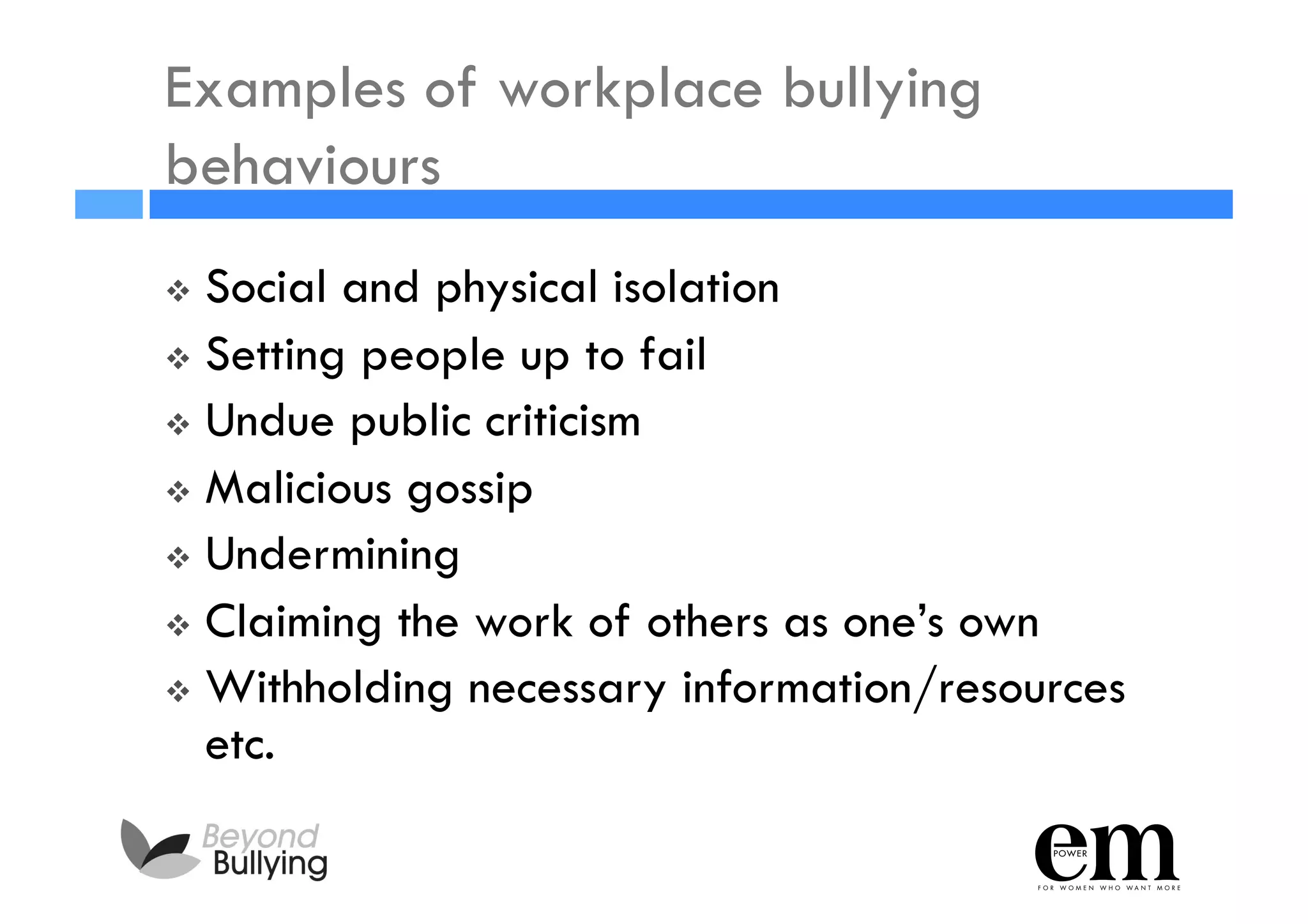Handling bullying at work | PDF