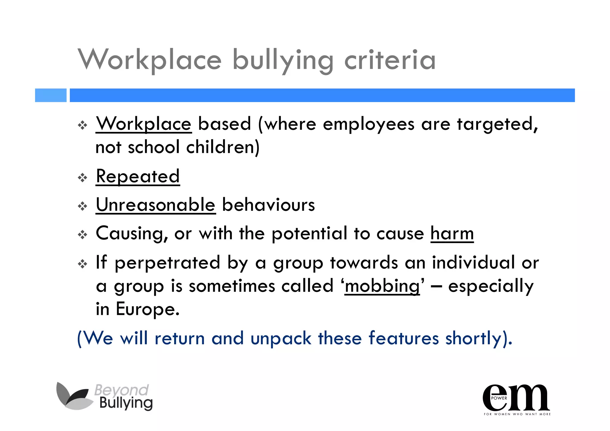 Handling bullying at work | PDF