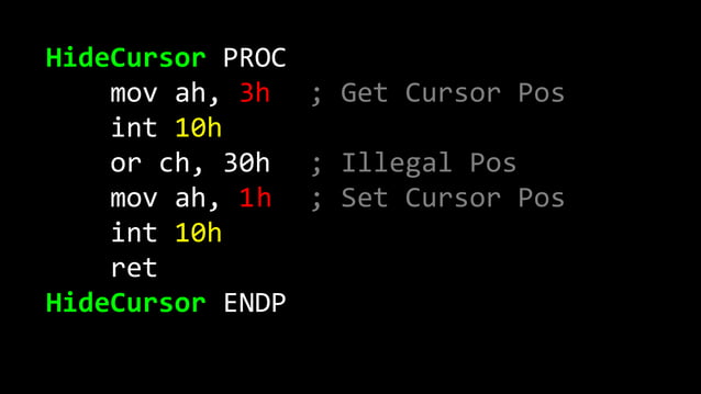 Handling character display in graphics mode using bios | PPT