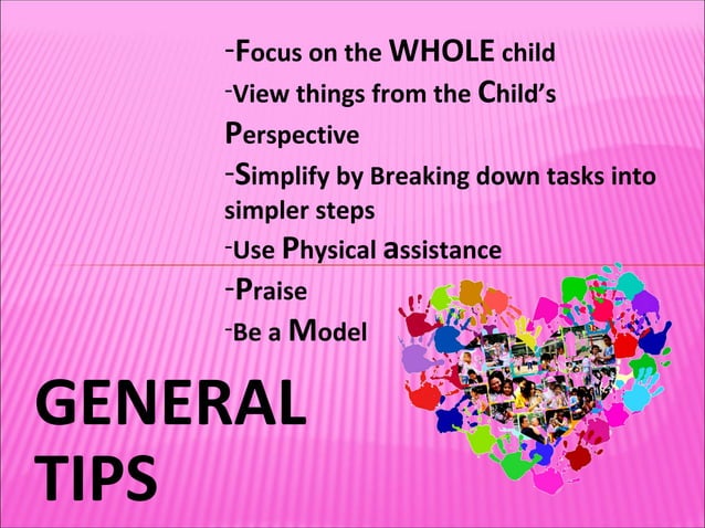 Handling Children with Special Needs | PPT