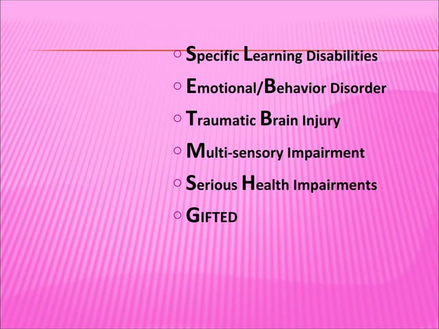 Handling Children with Special Needs | PPT