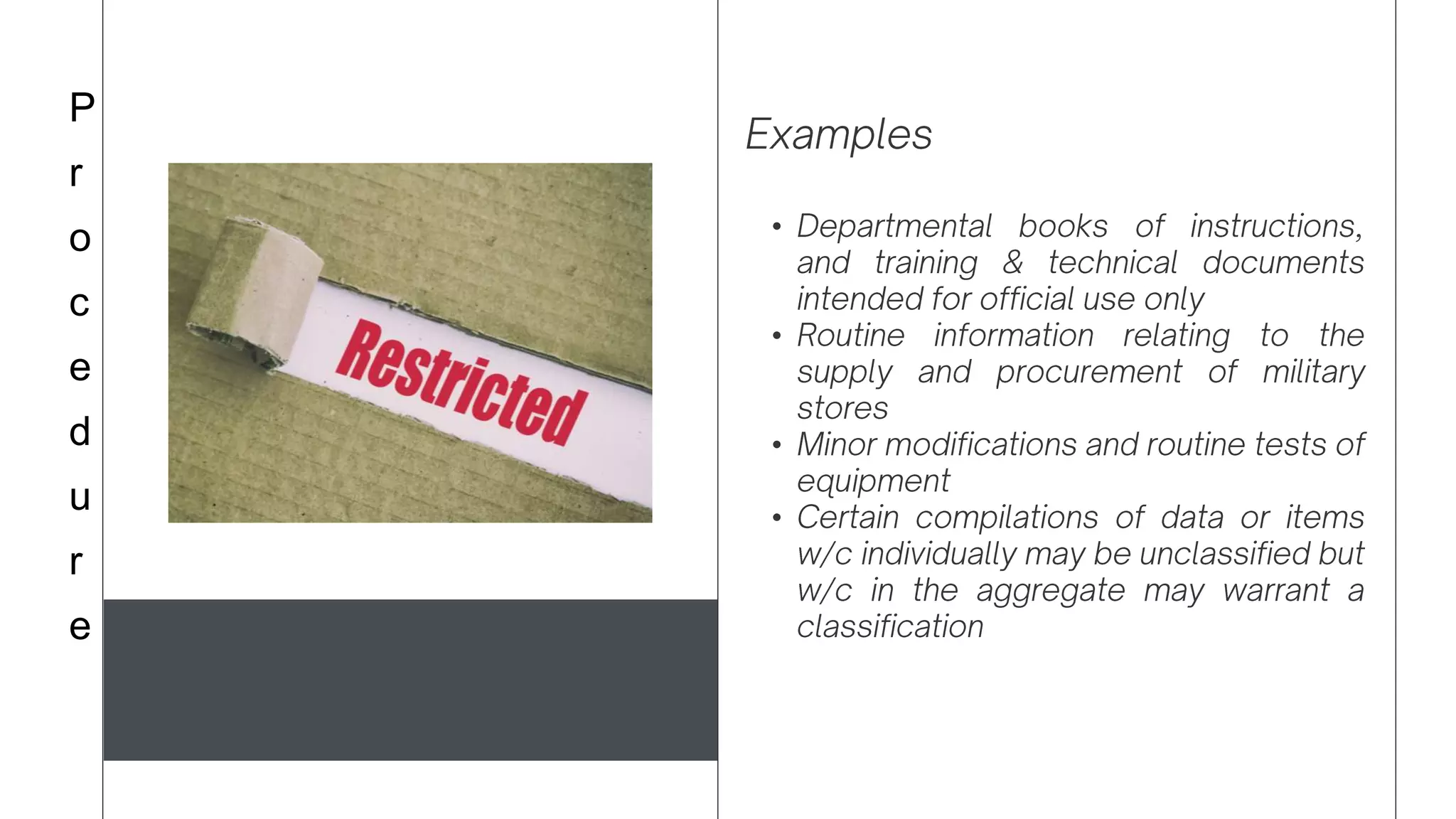 Handling classified information | PPTX