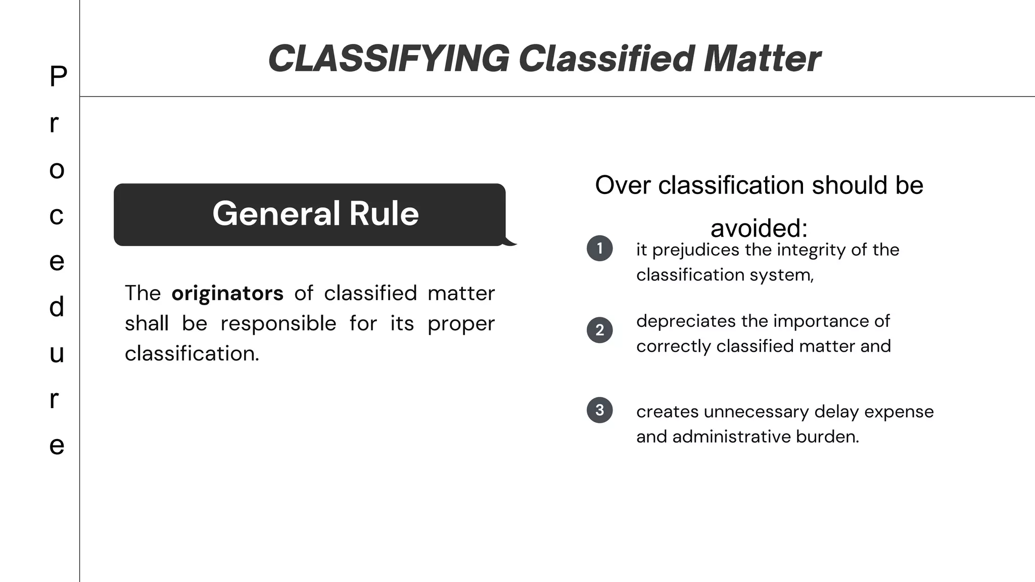 Handling classified information | PPTX