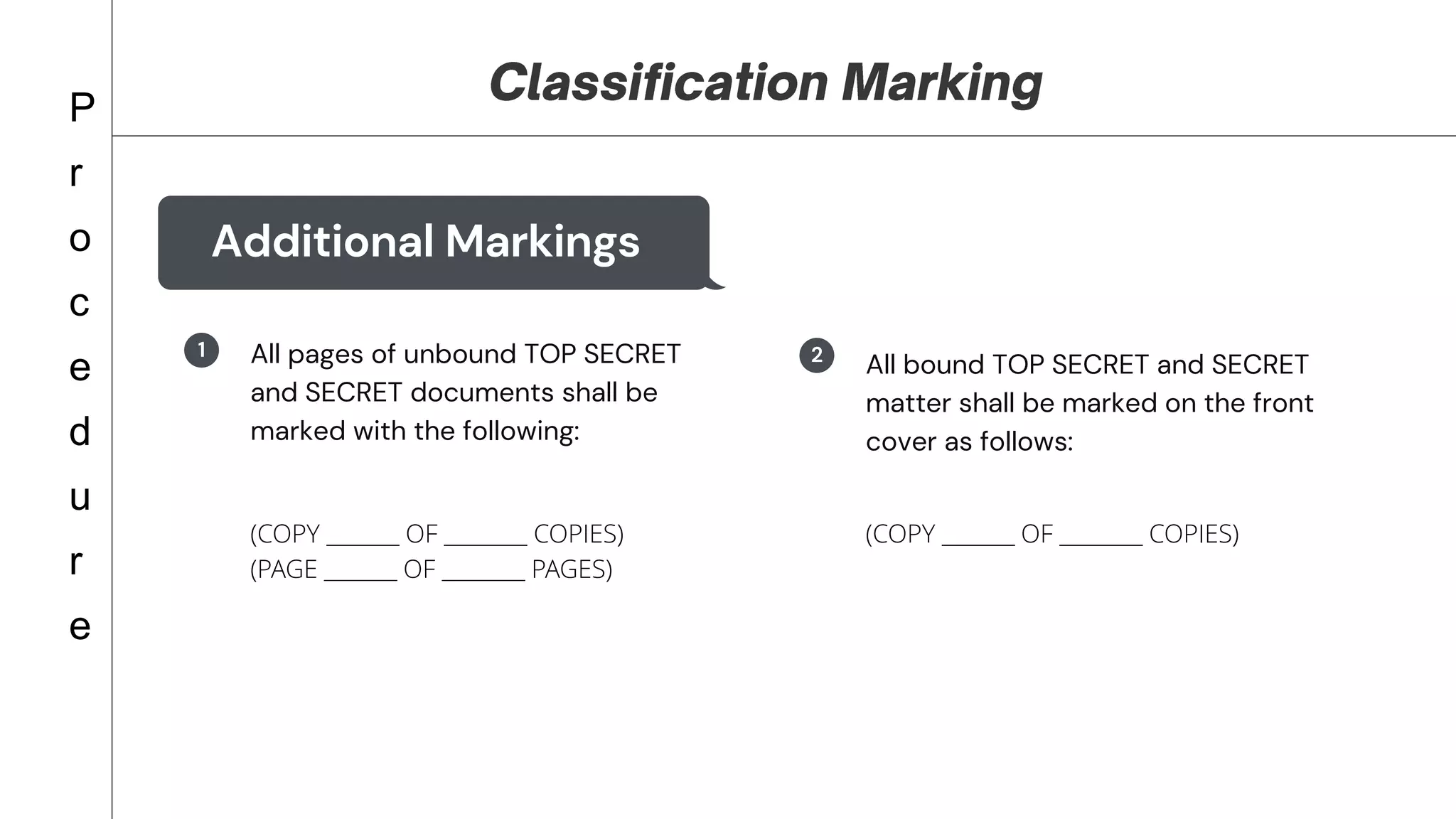 Handling classified information | PPTX