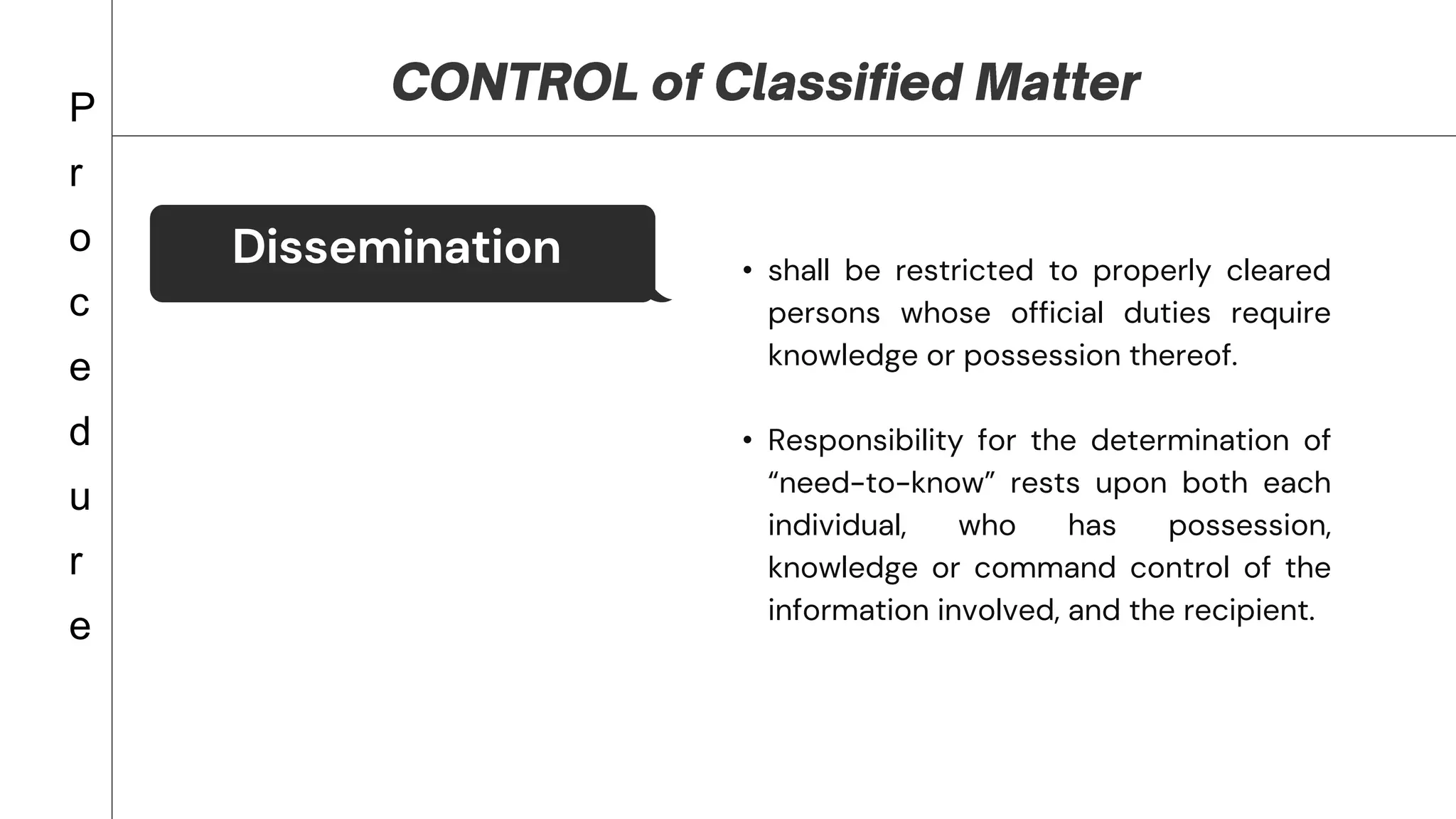 Handling classified information | PPTX