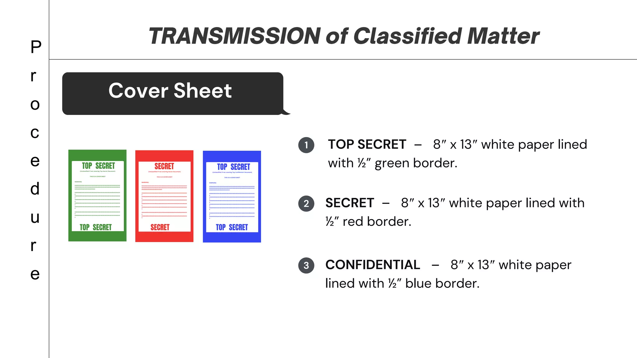 Handling classified information | PPTX