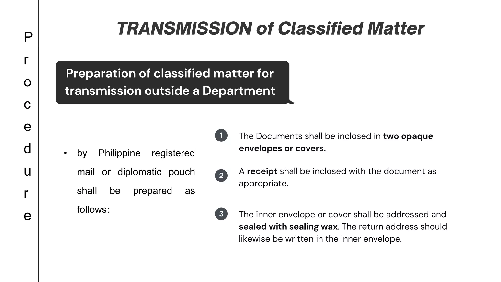 Handling classified information | PPTX