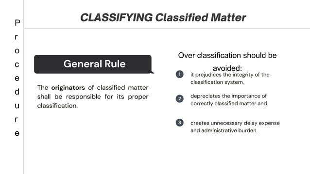 Handling classified information | PPTX
