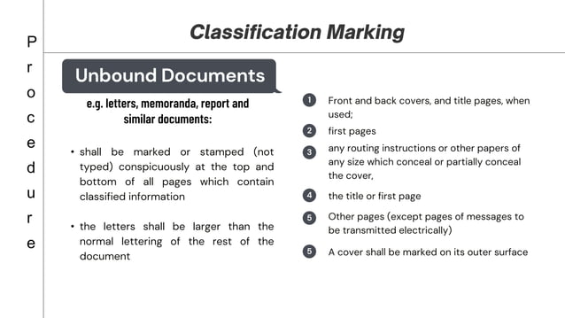 Handling classified information | PPTX
