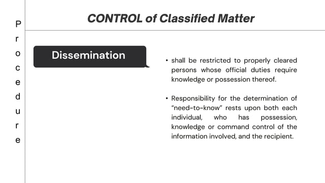 Handling classified information | PPTX