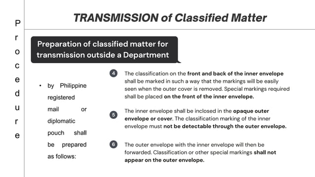 Handling classified information | PPTX