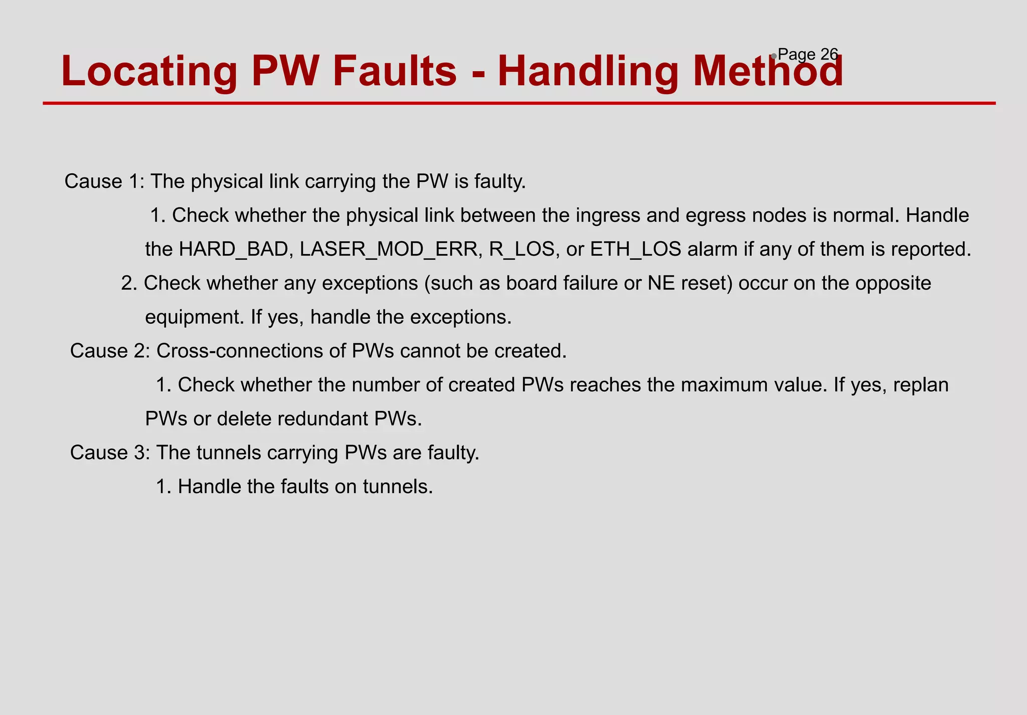 Handling Common Faults and Alarms for Huawei RTN Microwaves | PPT