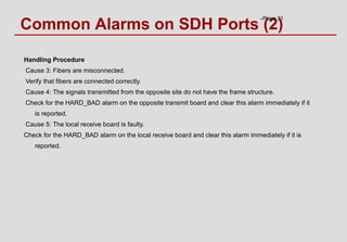 Handling Common Faults and Alarms for Huawei RTN Microwaves | PPT