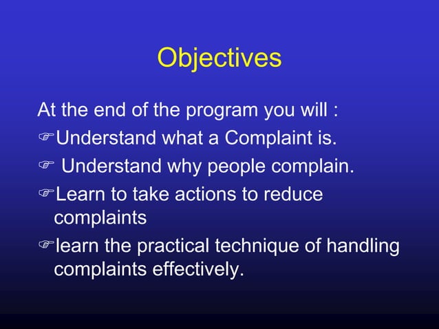 handling complaints effectively - UPDATED.ppt