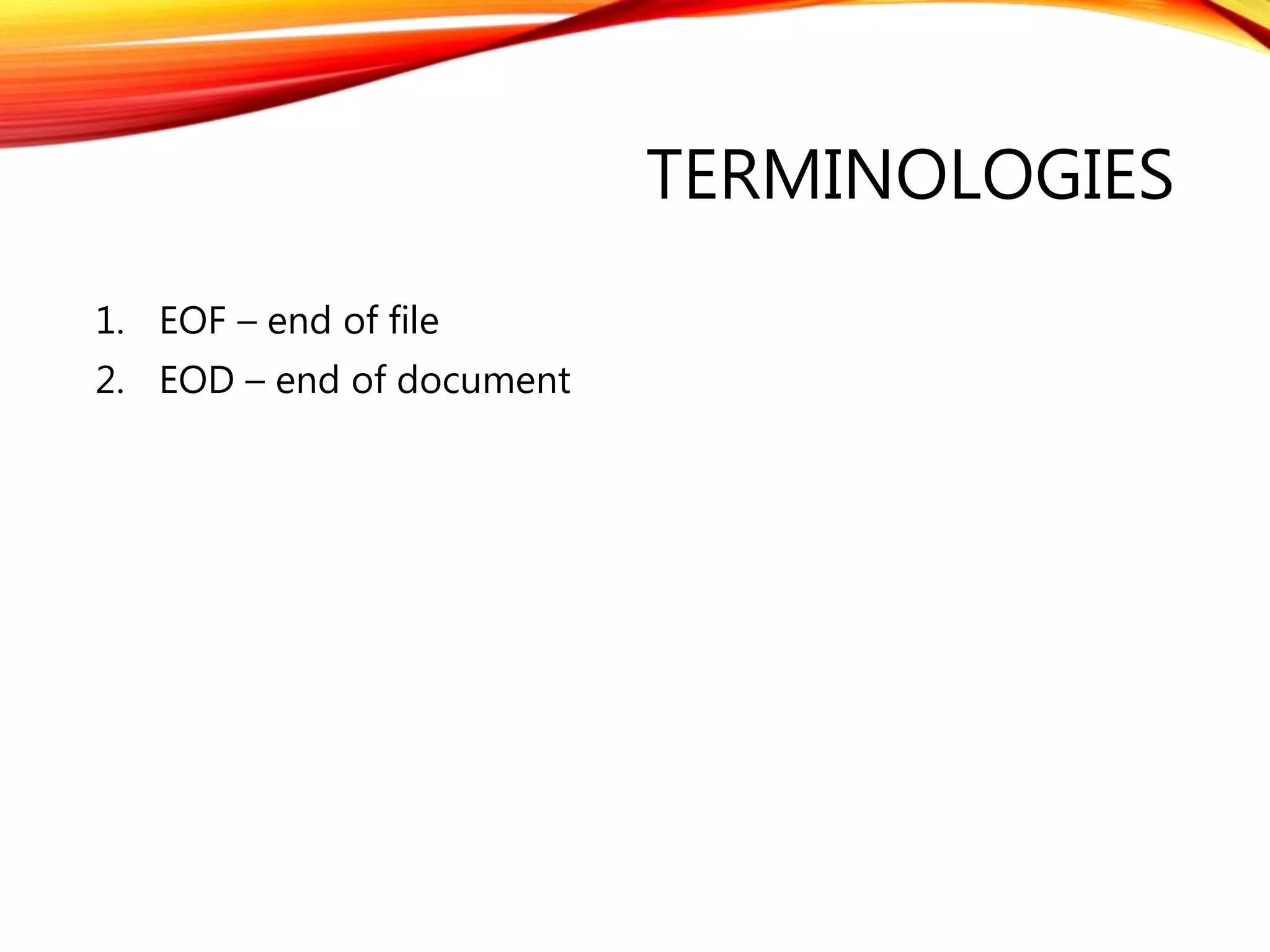 Handling computer files | PPTX | Operating Systems | Computer Software and Applications