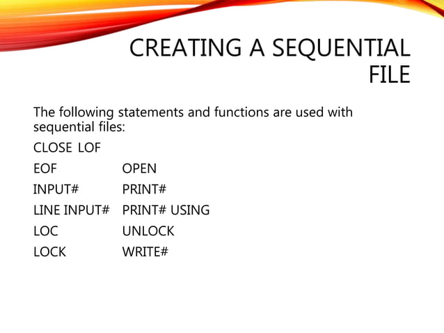 Handling computer files | PPTX | Operating Systems | Computer Software and Applications