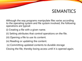 Handling computer files | PPTX | Operating Systems | Computer Software and Applications