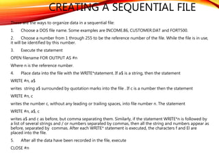 Handling computer files | PPTX | Operating Systems | Computer Software and Applications