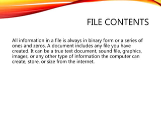 Handling computer files | PPT