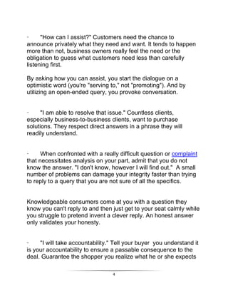 Handling customer complaints | PDF