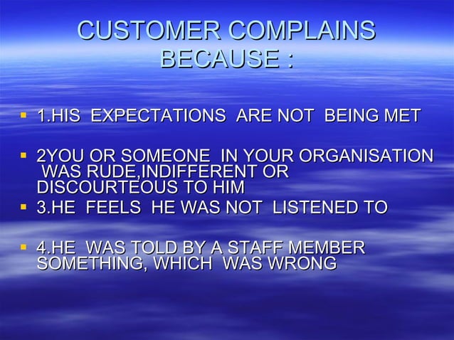 Handling Customer Complaints | PPT | Consumer Issues | Business