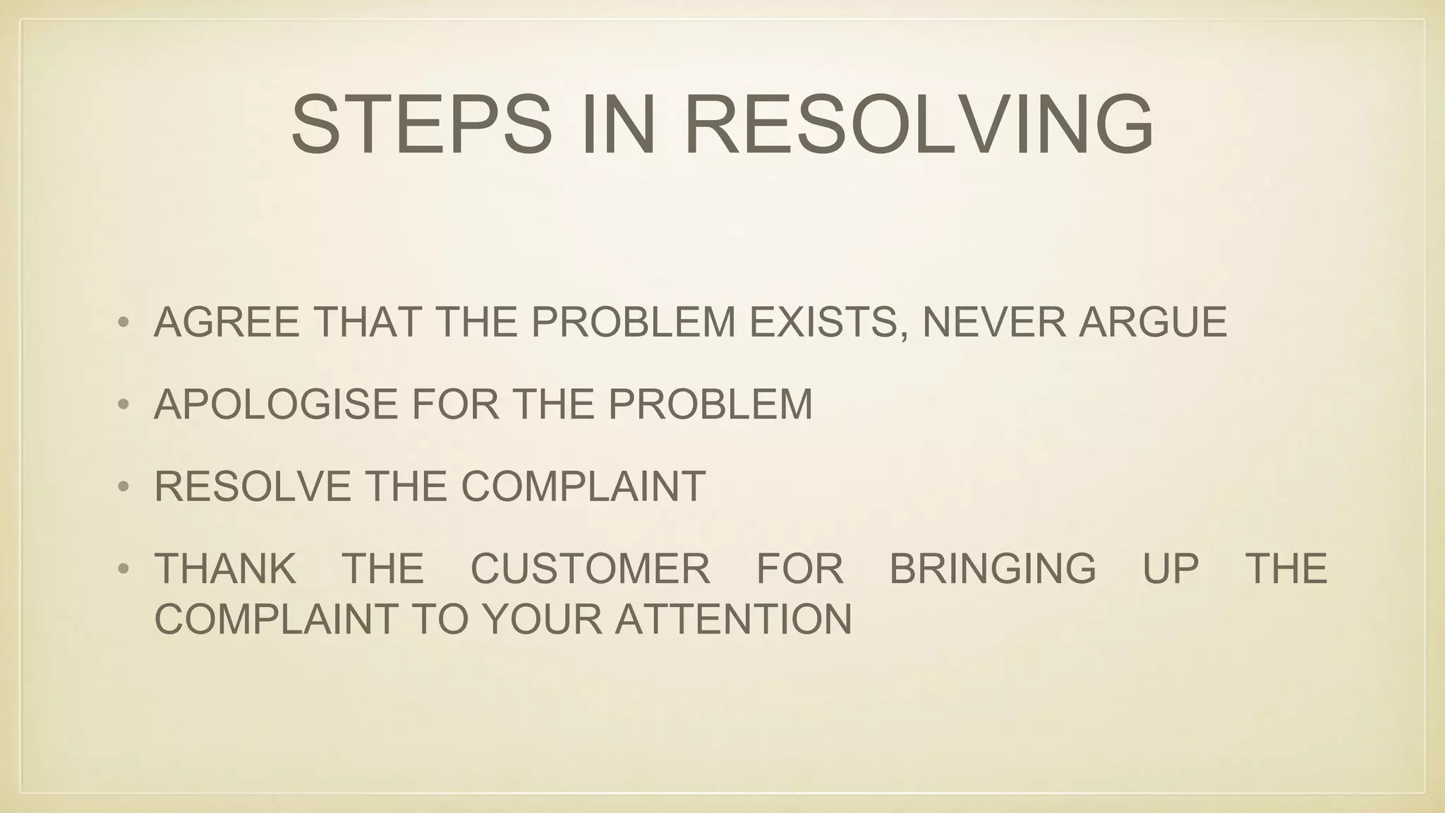 Handling Customer Feedback & Complaints | PPTX