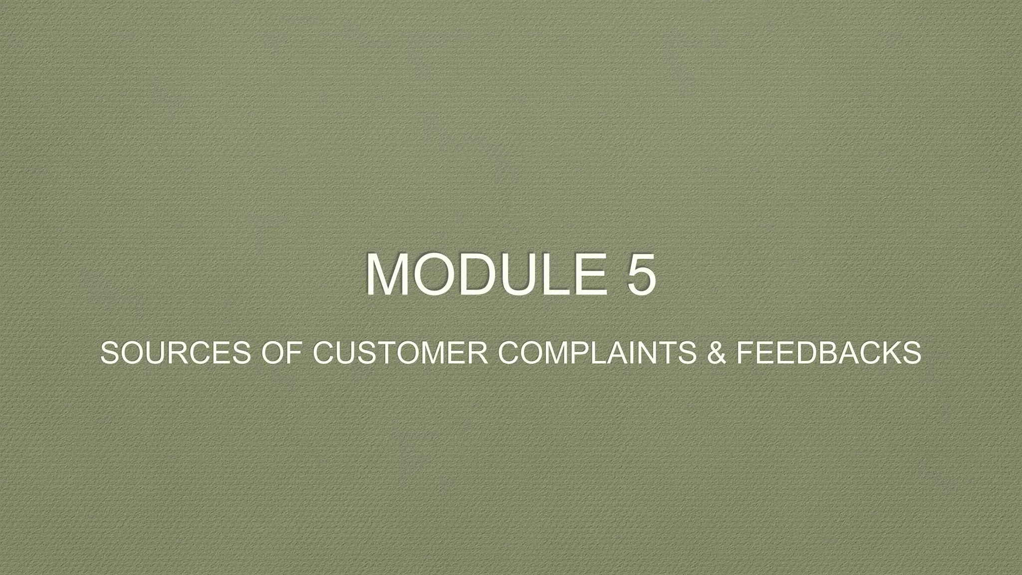 Handling Customer Feedback & Complaints | PPTX