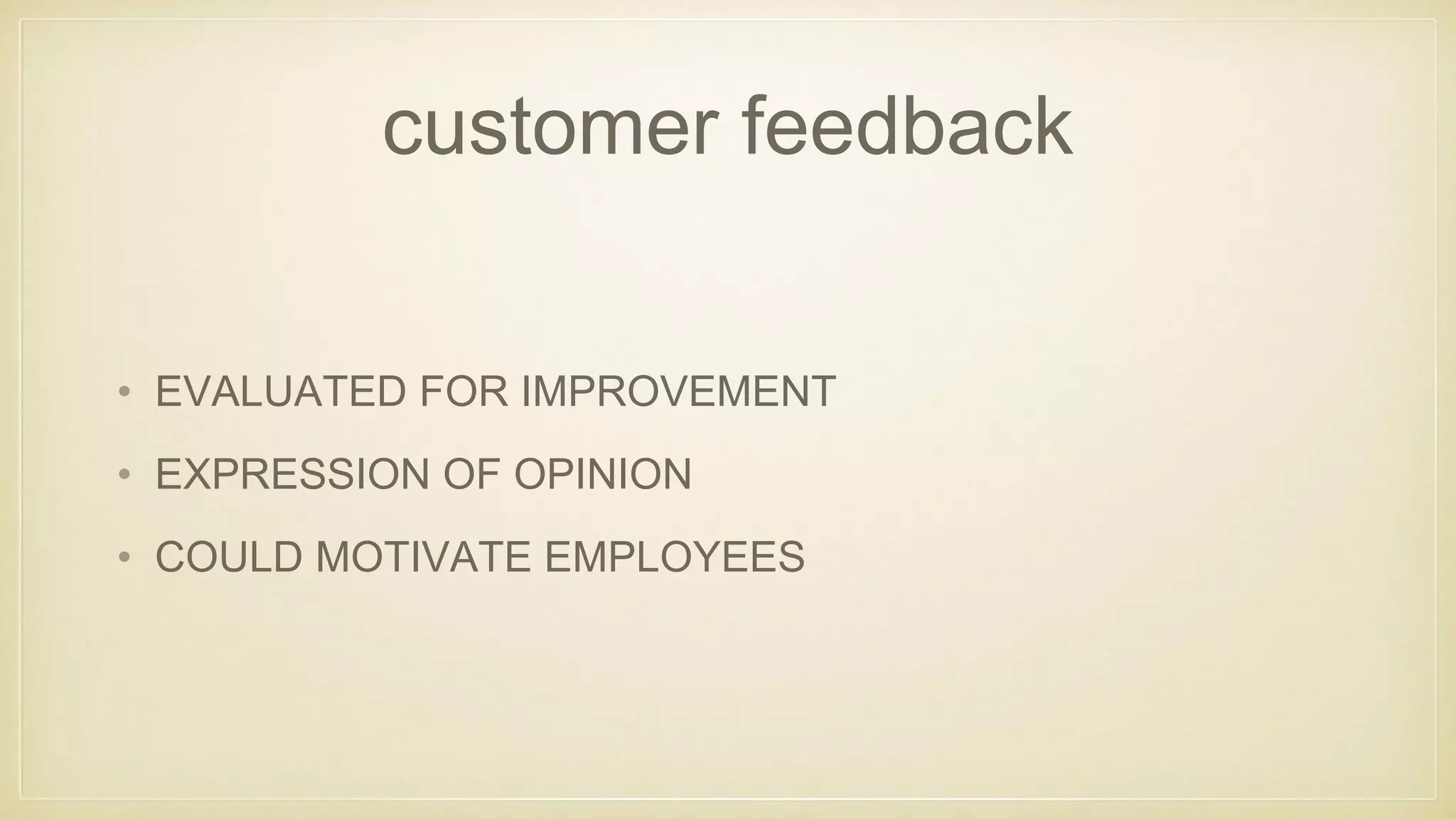 Handling Customer Feedback & Complaints | PPTX