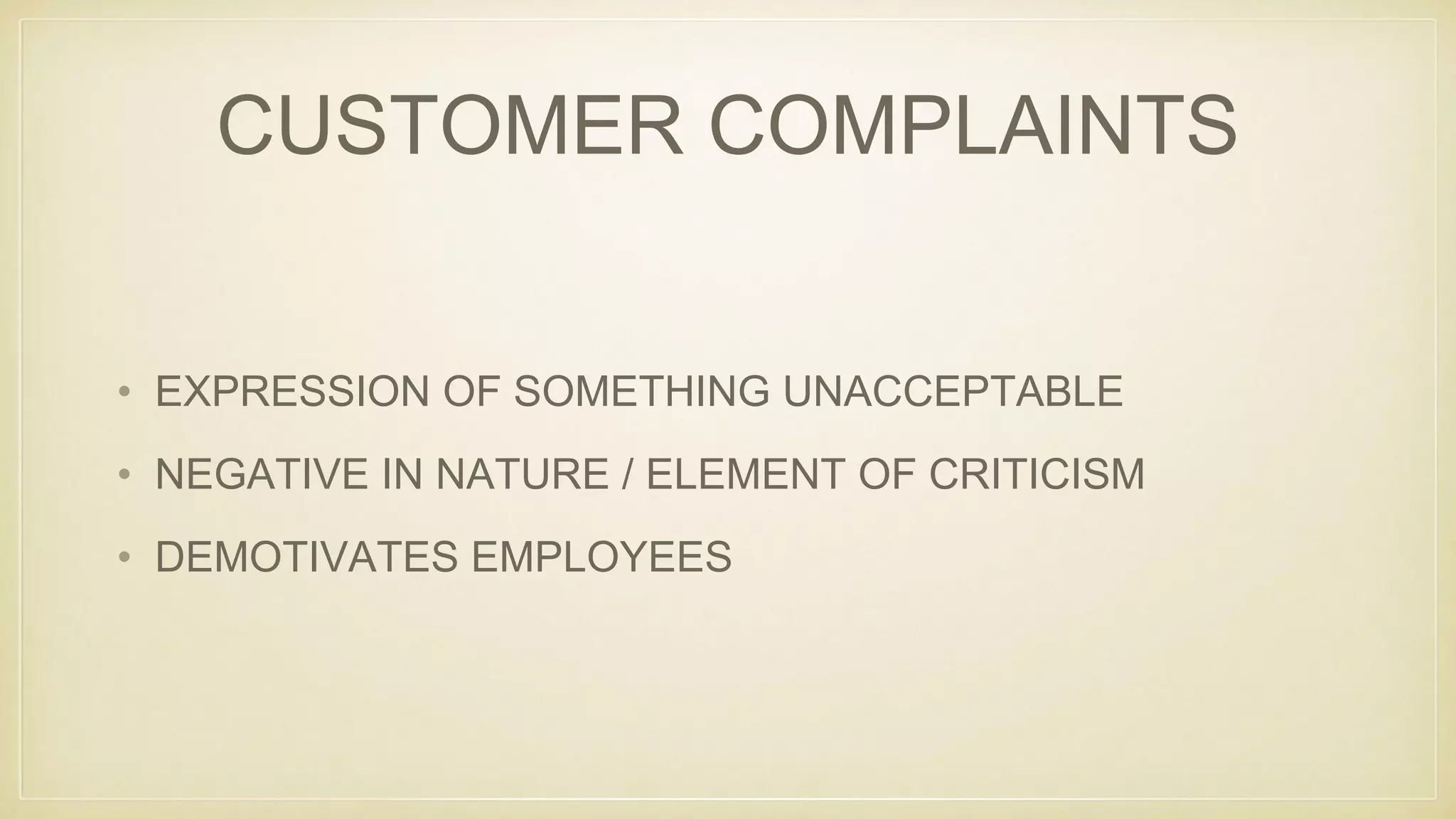 Handling Customer Feedback & Complaints | PPTX