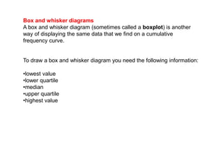 Handling Data boxplots | PPTX