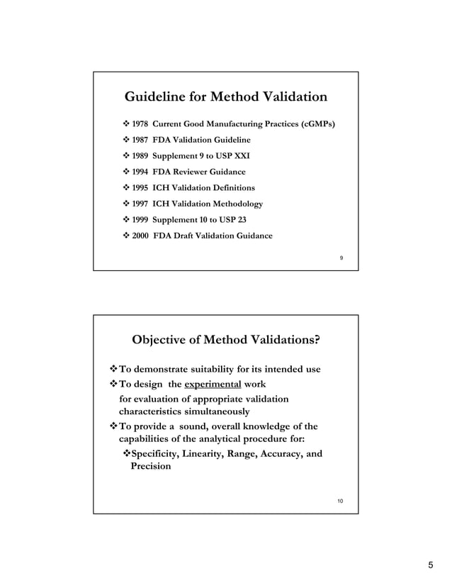Handling deviations & unexpected results during method validation | PDF | Pharmaceutical Drugs ...