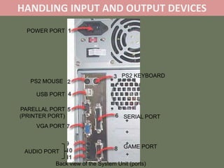 Handling devices | PPTX | Computer Peripherals | Computing
