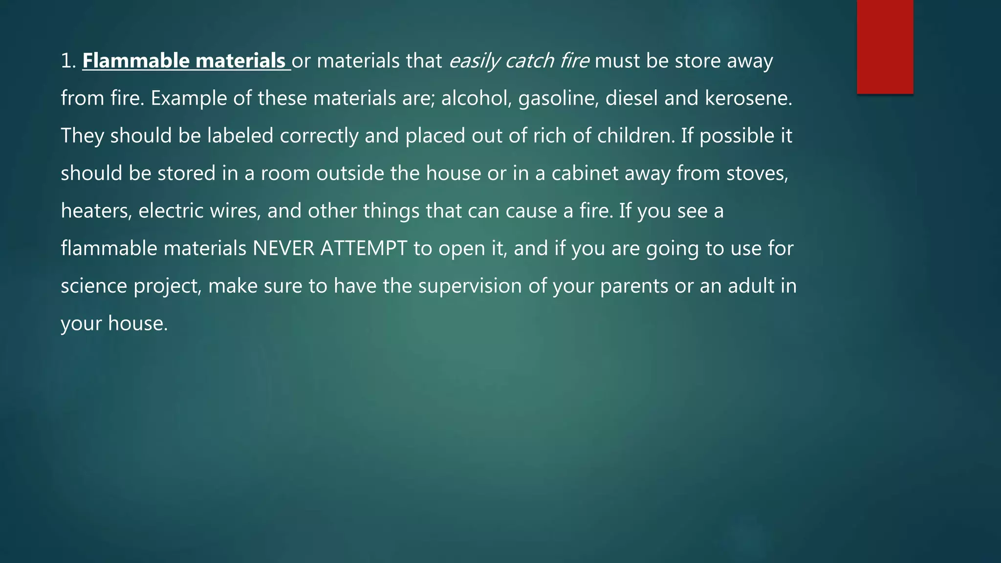 Handling different materials | PPTX