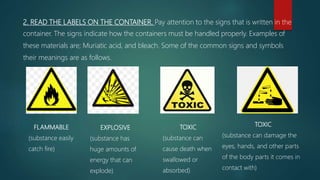 Handling different materials | PPTX