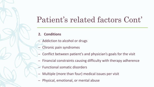 Handling Difficult Patients.pptx | First Aid | Injuries