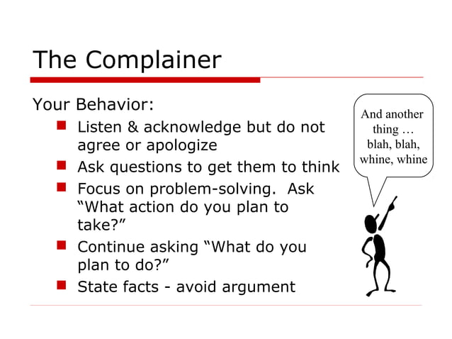 Handling difficult people | PPT