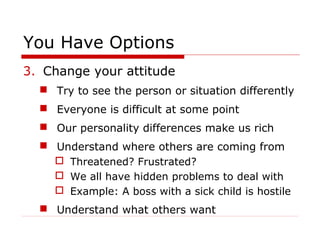 Handling difficult people | PPT