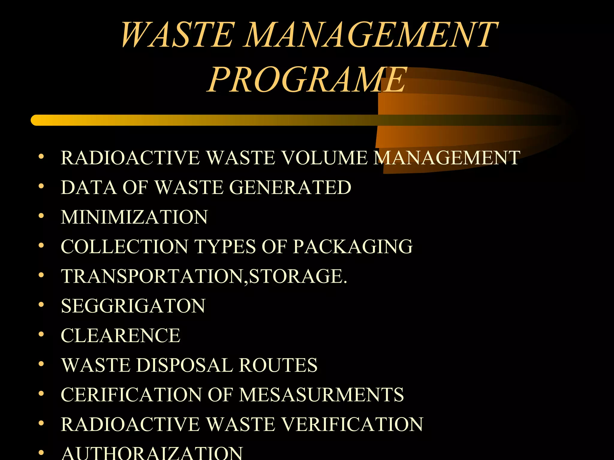 Handling and disposal of radioactive waste | PPT