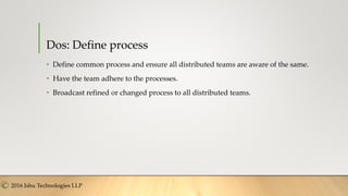 Handling Distributed Teams | PPT