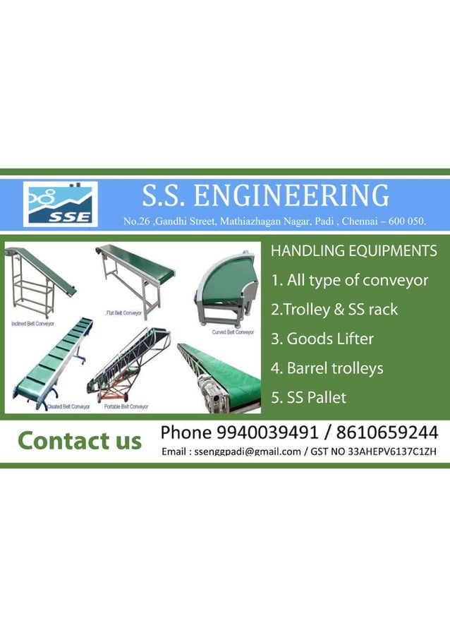 SS Engineering Chennai | PDF
