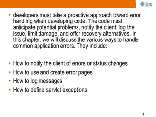 SCWCD : Handling exceptions : CHAP : 5 | PPT