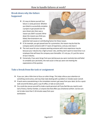Handling failures at work | PDF