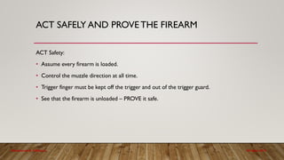 Handling firearms safely | PDF