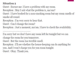 Handling guest complaint | PPTX