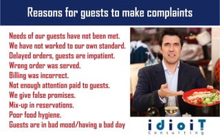Handling Guest Complaints in Hotels | PDF
