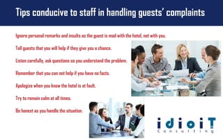 Handling Guest Complaints in Hotels | PPT
