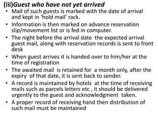 Handling guest mails and messages in hotels | PPTX