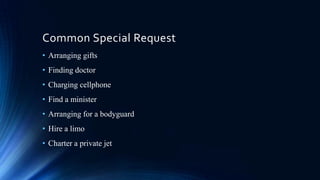 Handling guest special request | PPTX