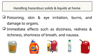 Handling Hazardous materials science 3 x | PPTX
