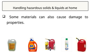 Handling Hazardous materials science 3 x | PPTX